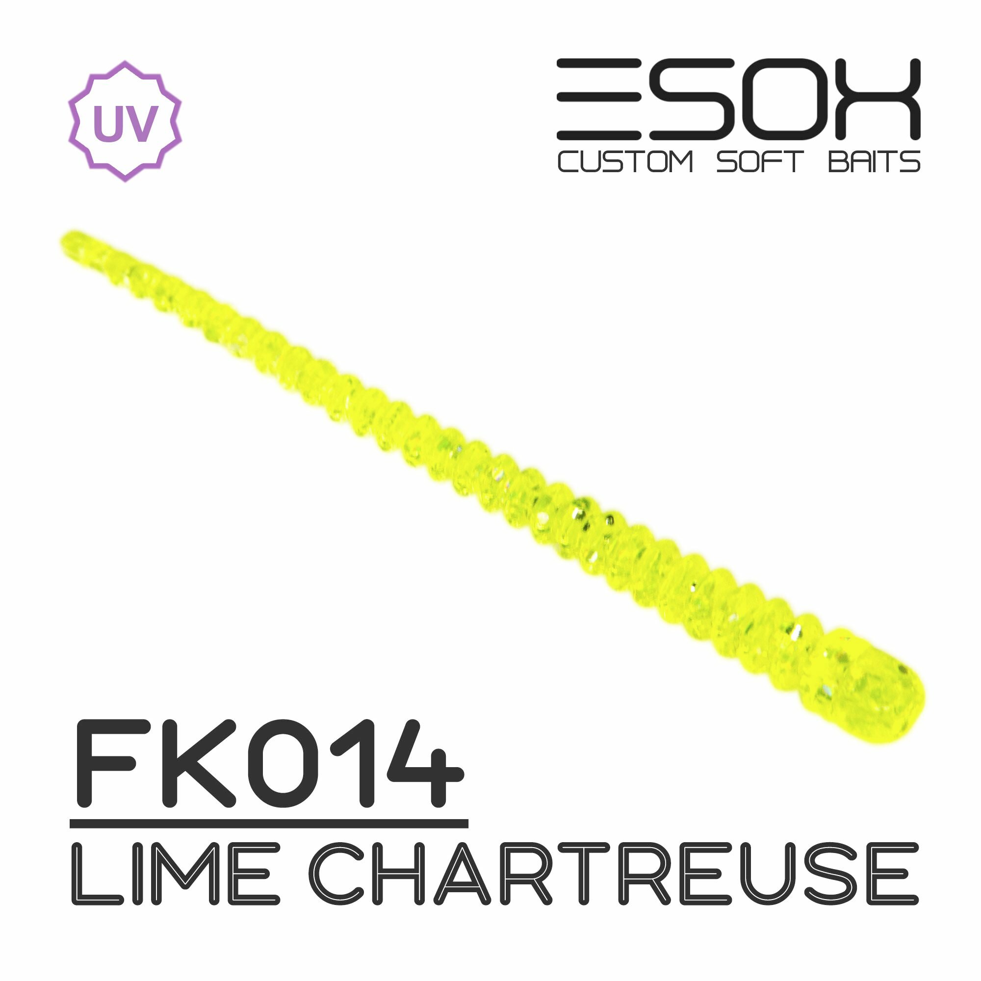 Мягкая приманка для рыбалки ESOX Crazy Leechy 2" (51мм) 10шт.