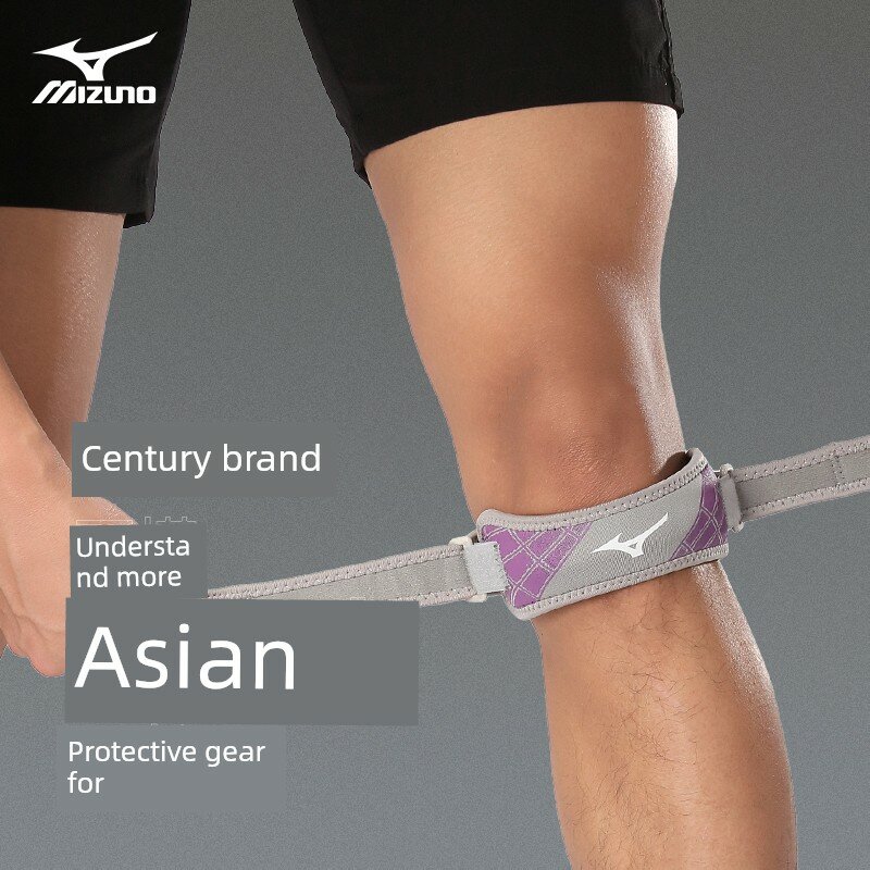 Пояс для защиты коленной чашечки Mizuno, спортивный, для мужчин и женщин, при травмах мениска, для бега, баскетбола,