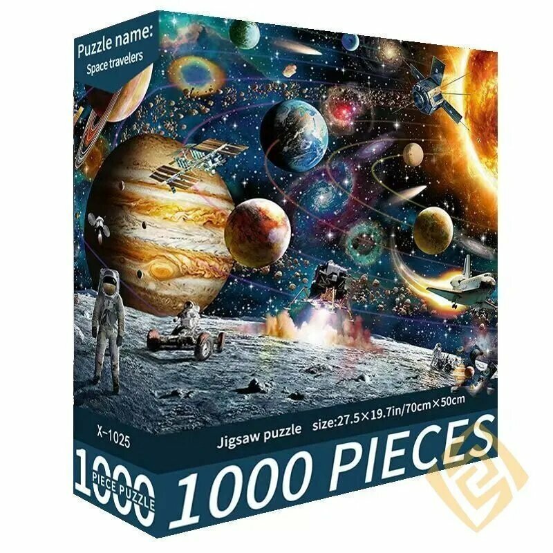 1000 деталей пазл животные бумага 70x50см