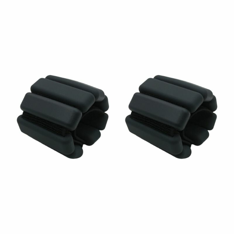 Силиконовые утяжелители для рук 1lb (пара) - черный