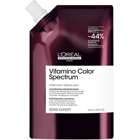 Бессульфатный шампунь L`oreal Professionnel Vitamino Color Spectrum для окраш. волос, 1 л