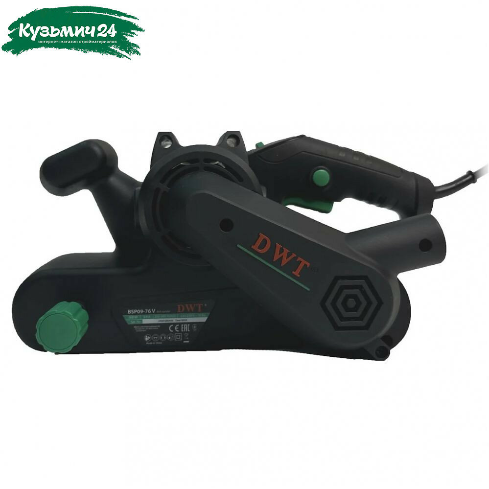 Ленточная шлифовальная машина DWT BSP09-76 V, 900 Вт, 76х533 мм, щеточный двигатель