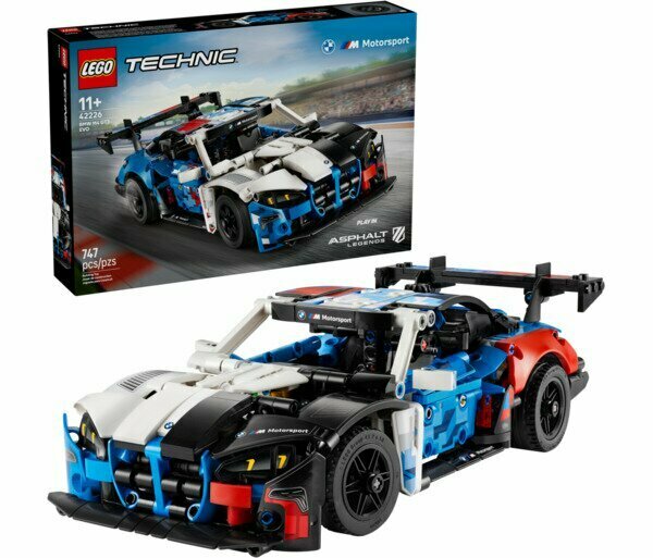 Конструктор LEGO Technic 42226 Гоночный автомобиль BMW M4 GT3 EVO (Lego 42226)