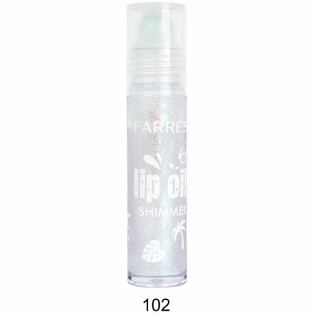 Блеск (масло) для губ FARRES 7001-102 Magic Lip Oil moisturizing шариковый с шиммером