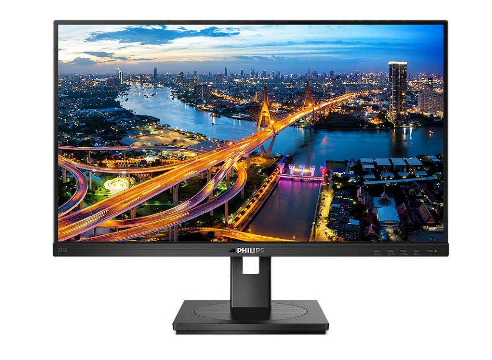 Монитор Philips 27” 275B1/01, 16:9, IPS, QHD, 4ms, 350cd, 75Hz, DVI, HDMI, DP, USB, SPK, HAS