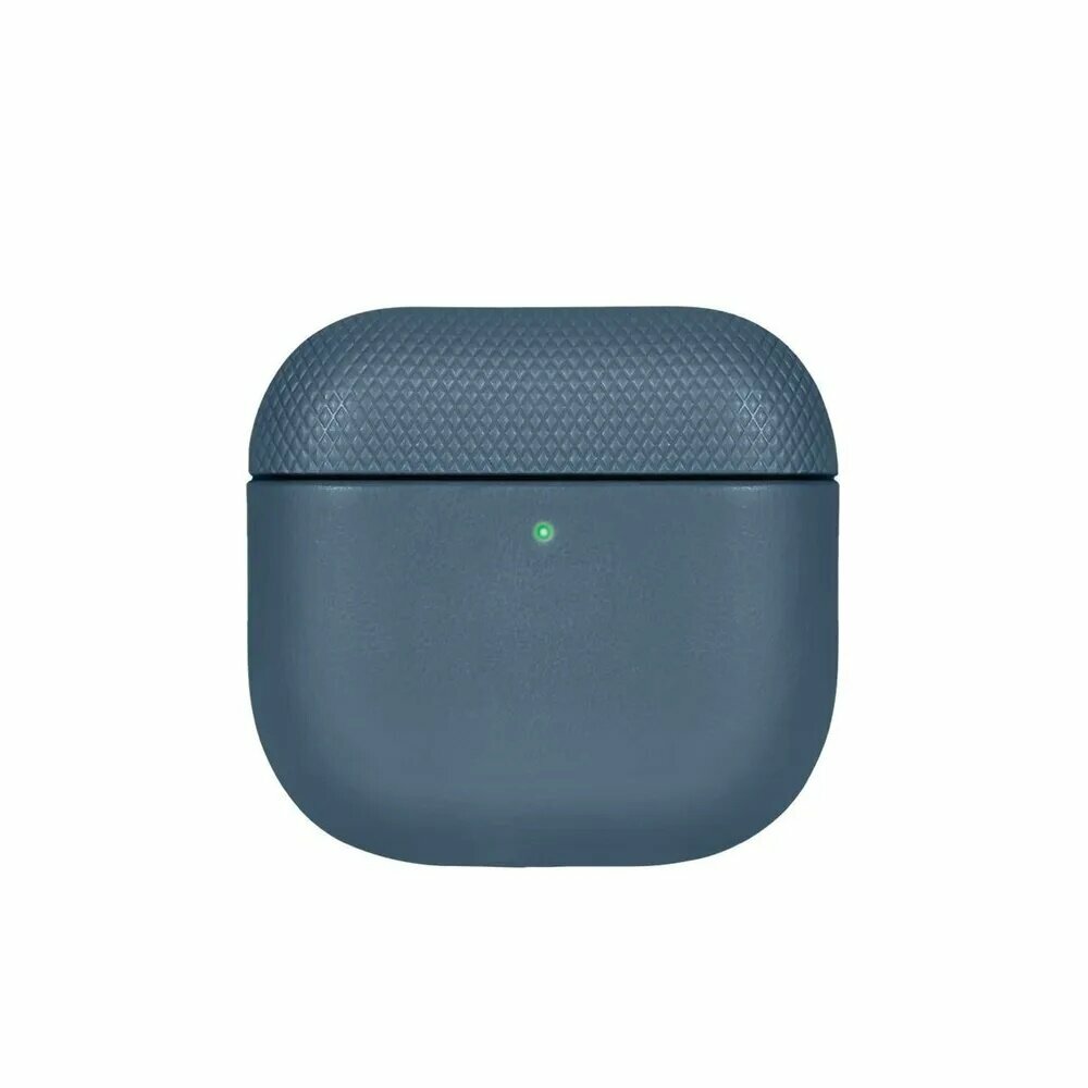Чехол Native Union (Re)Classic Case для AirPods 4, кожаный, жесткий корпус, ударопрочный, морской синий