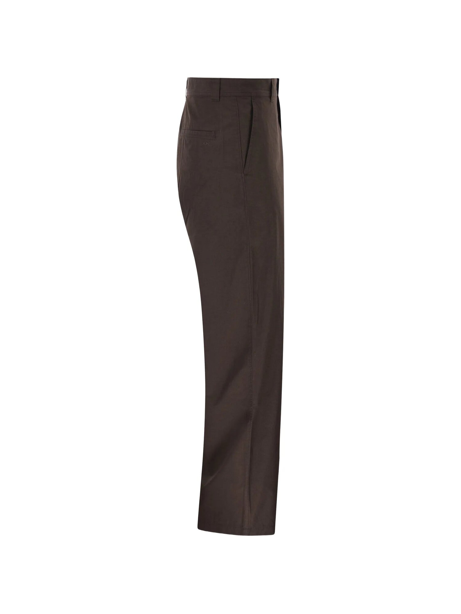 Брюки A.P.C. Cotton trousers, размер 52 EU, brown — фото 1