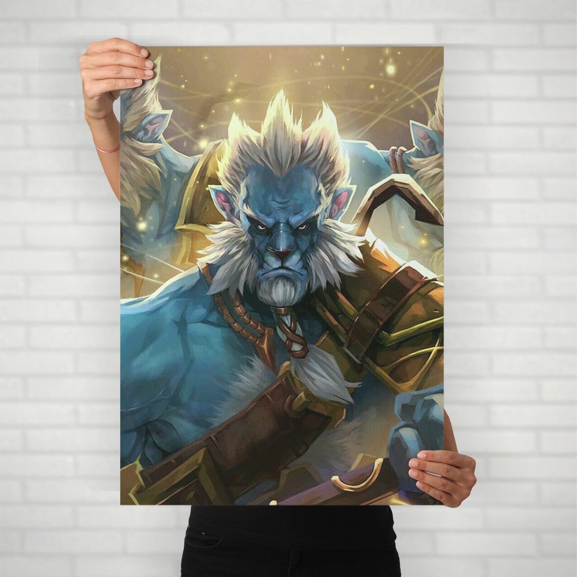 Плакат на стену для интерьера Dota 2 (Phantom Lancer 1) - Постер по игре формата A1 (60х84 см)
