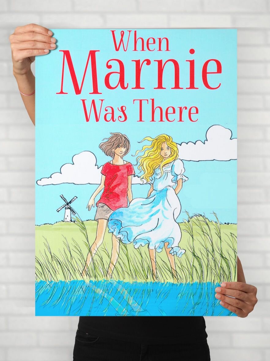Плакат на стену для интерьера Воспоминания о Марни (Omoide no Marnie 2) - Постер по аниме и манге формата A1 (61x84 см)