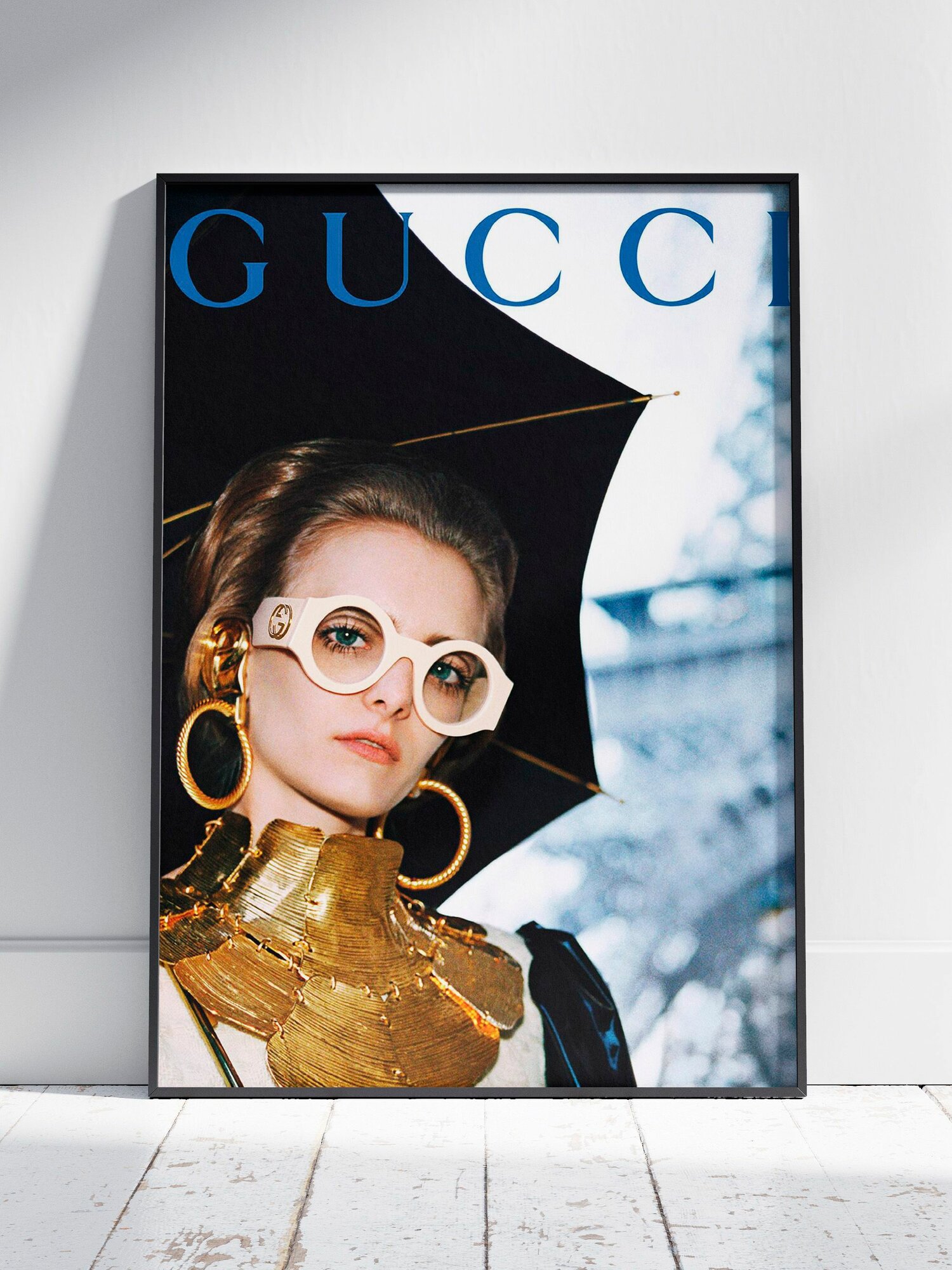 Плакат на стену для интерьера Гуччи (Gucci 24) - Постер по модели, бренду и моде формата A4 (21x30 см)