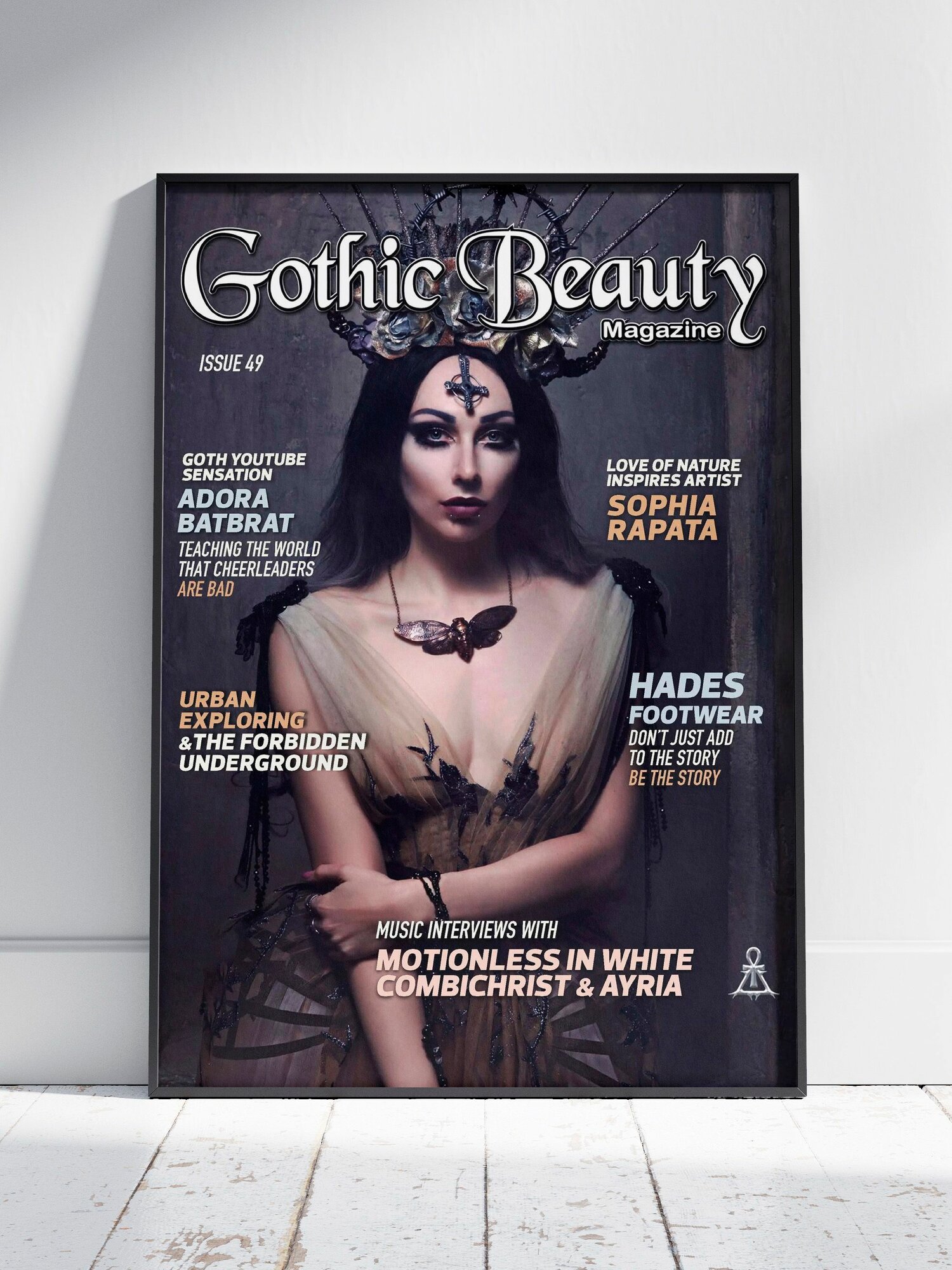 Плакат на стену для интерьера Стиль Готика (Gothic Style 8) - Постер по моде и эстетике формата A4 (21x30 см)