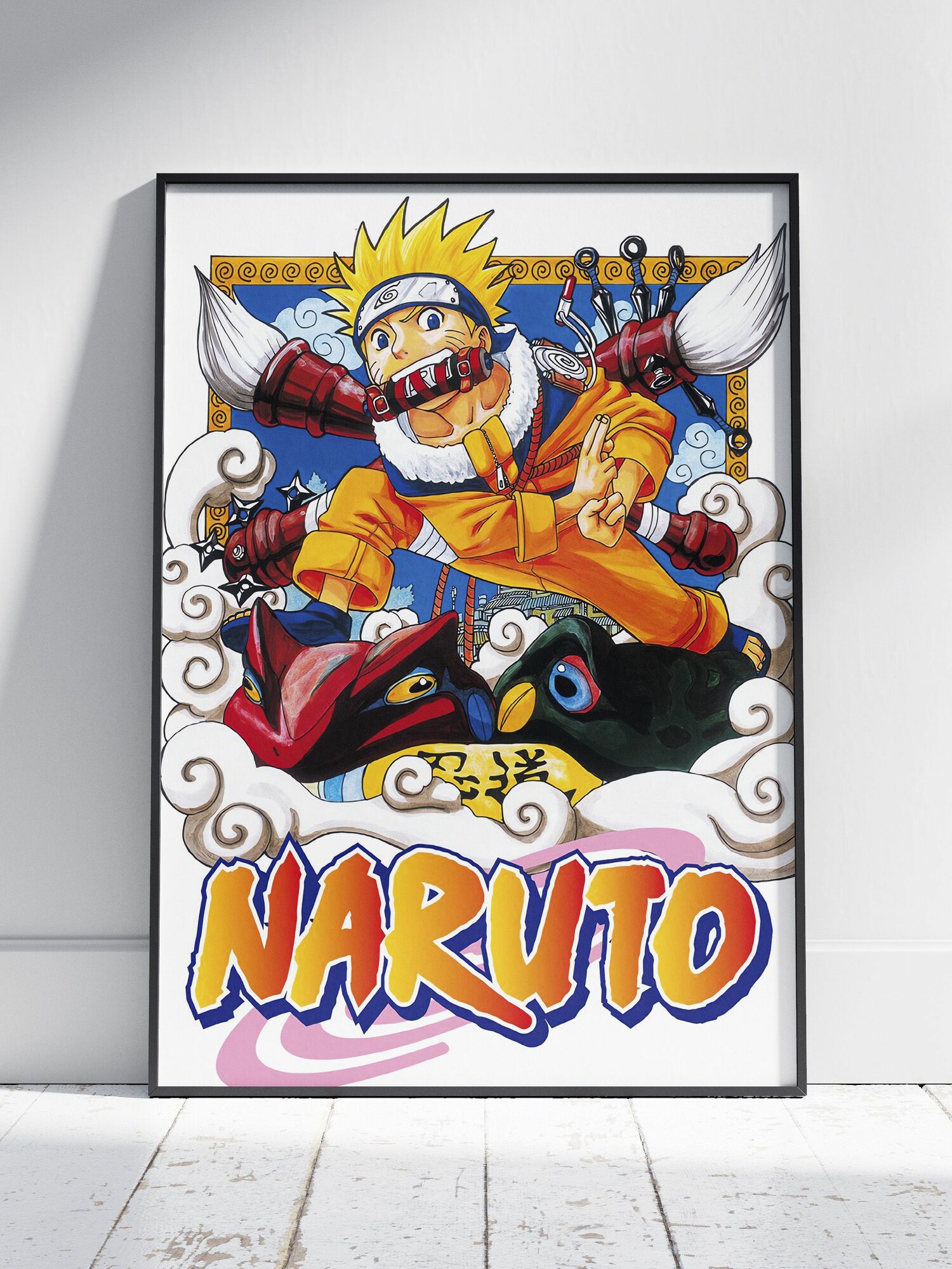 Плакат на стену для интерьера Наруто Ураганные Хроники (Naruto 1) - Постер по аниме и японской анимации формата A3 (30x42 см)