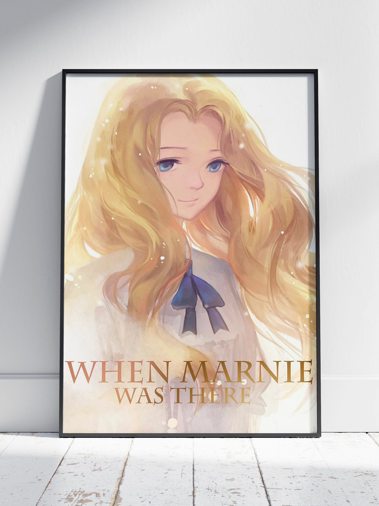 Плакат на стену для интерьера Воспоминания о Марни (Omoide no Marnie 8) - Постер по аниме и манге формата A4 (21x30 см)