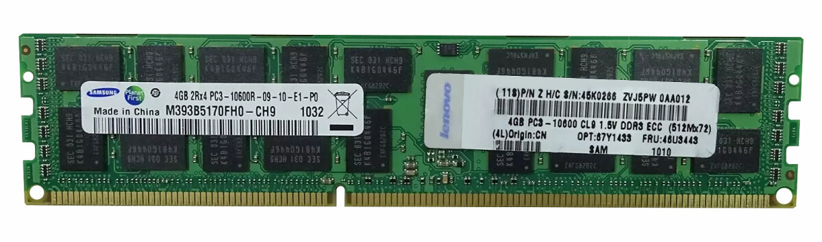 Оперативная память Lenovo 45K0266 DDRIII 4Gb