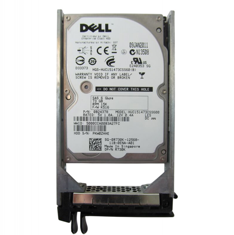 Жесткий диск Dell 0R730K 73Gb SAS 2,5" HDD