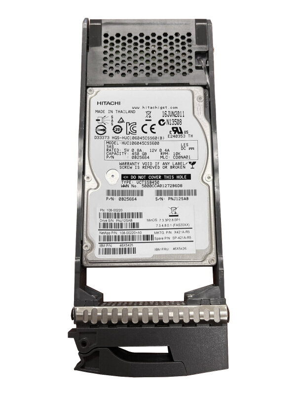 Жесткий диск Network Appliance SP-421A-R5 450Gb SAS 2,5" HDD