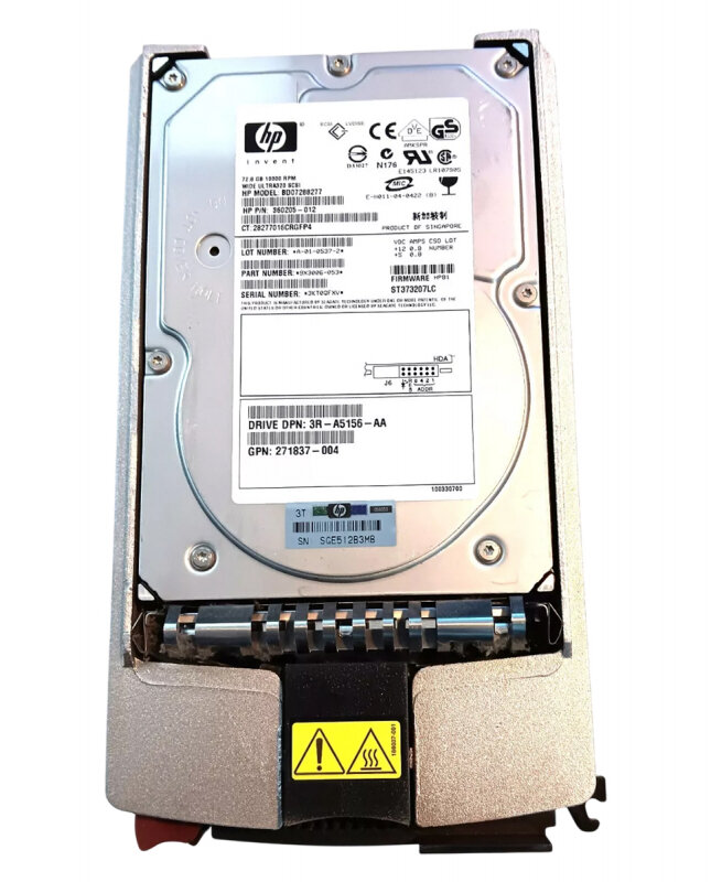 Жесткий диск HP 9X3006-053 72,8Gb U320SCSI 3.5" HDD