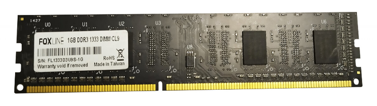 Оперативная память Foxline FL1333D3U9S-1G DDRIII 1Gb