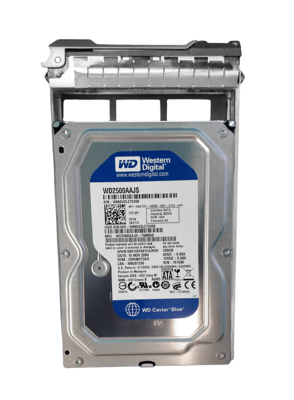 Жесткий диск Dell 250Gb 7200 SATAII 3.5" HDD WD2500AAJS-75M0A0