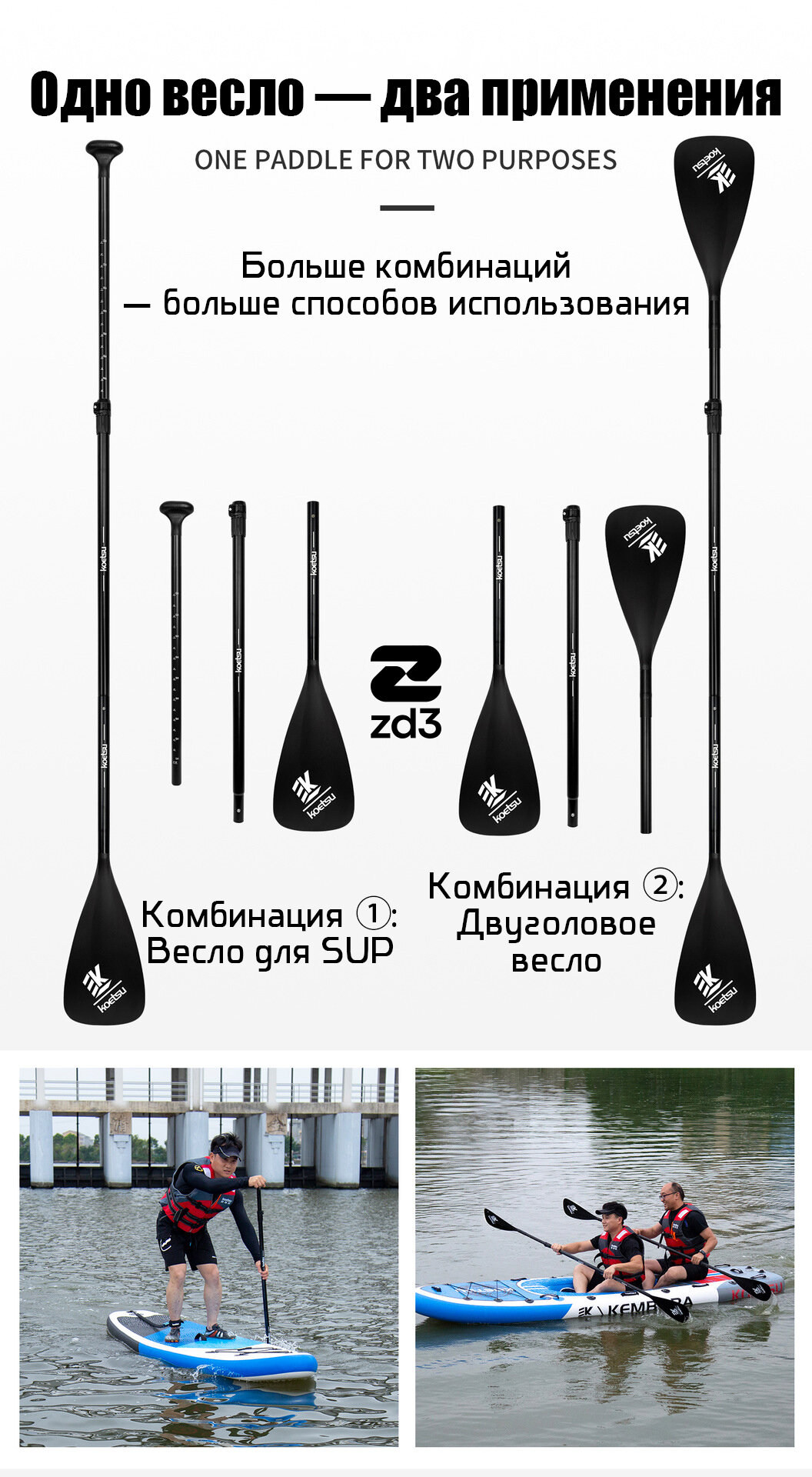 Весло для SUP-доски — фото 1