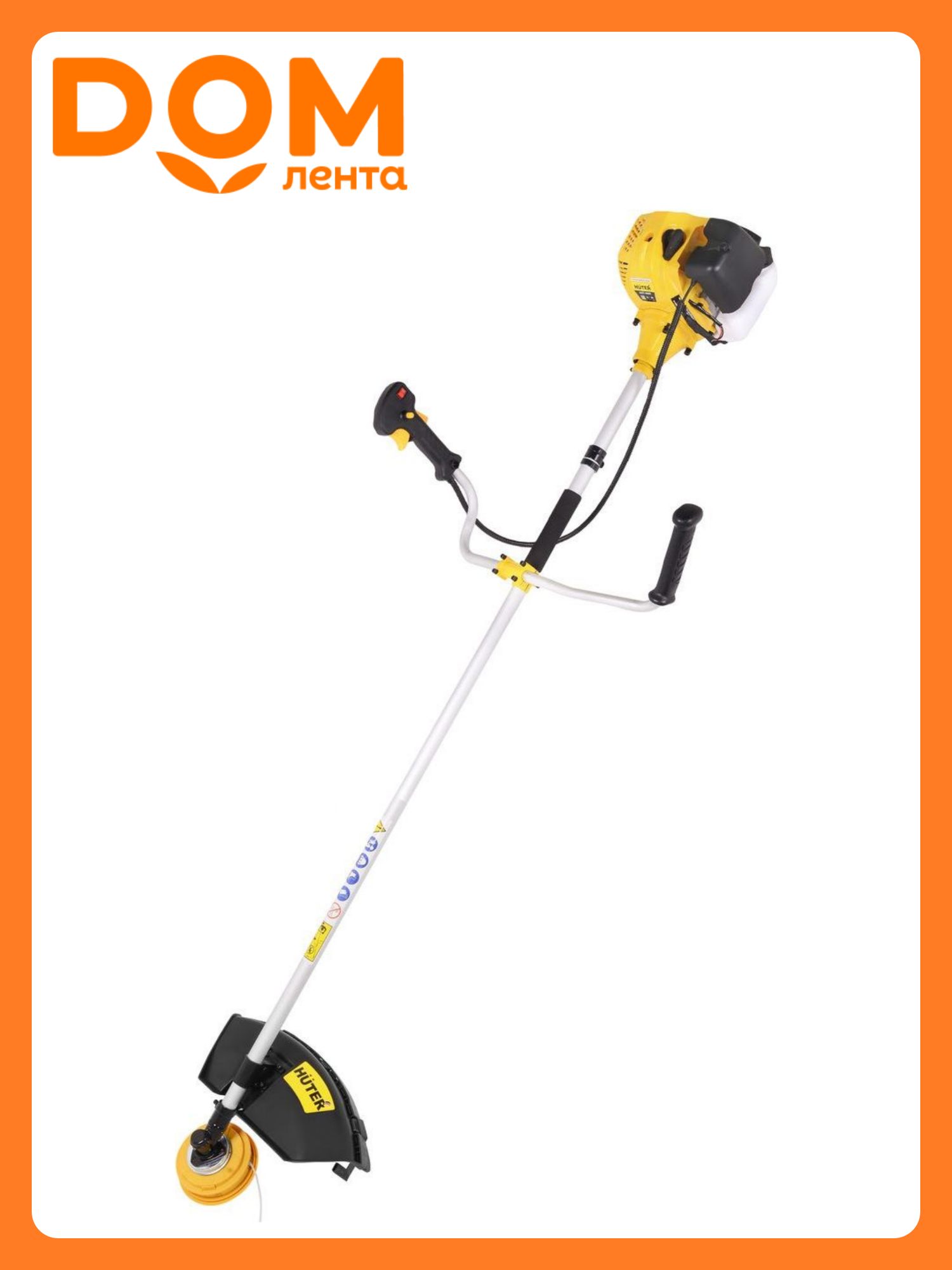Триммер бензиновый HUTER GGT-2500Т, 2,5 л. с, двухтактный, 1,2 л