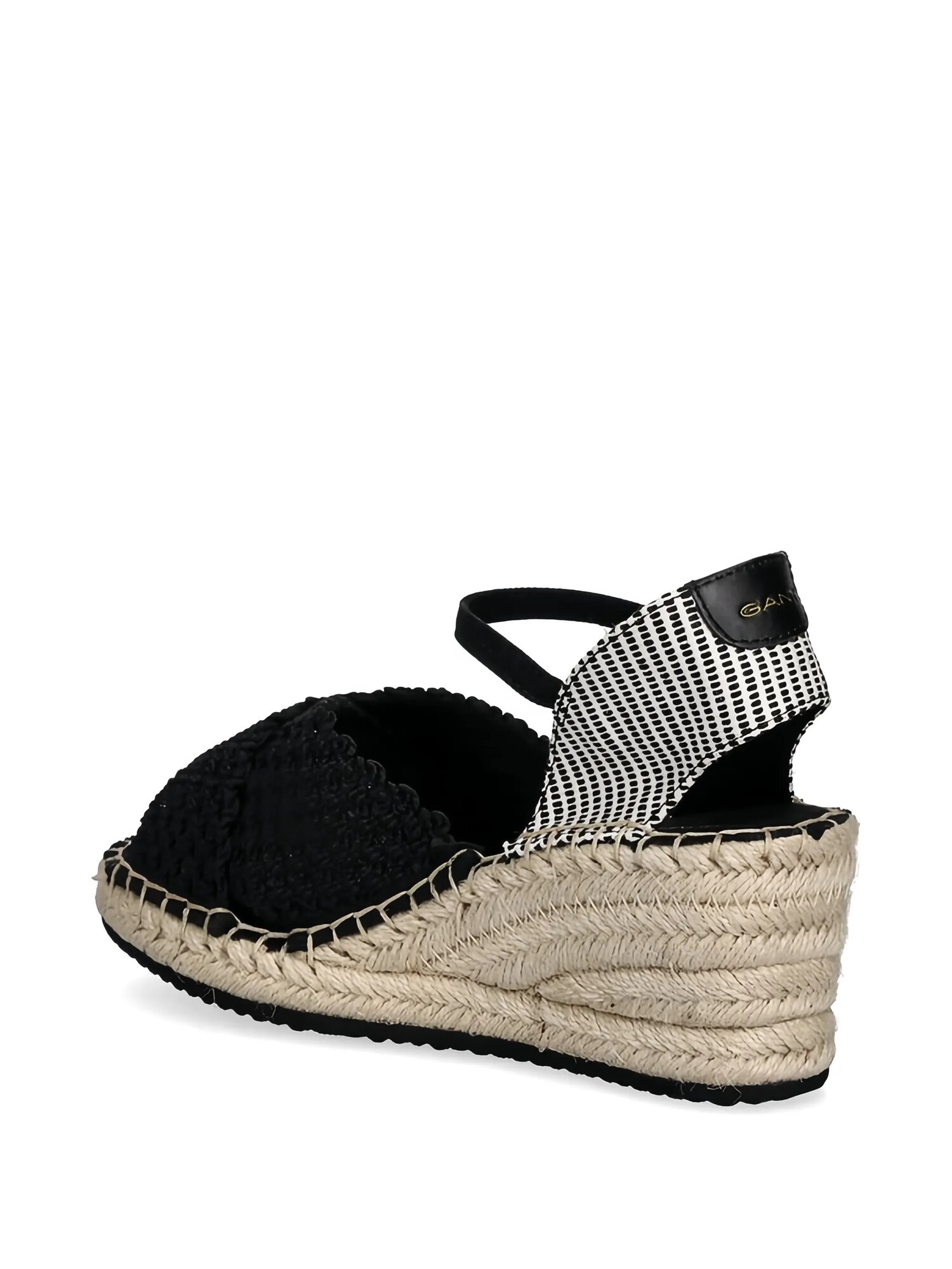 Эспадрильи GANT Ankle-strap espadrilles, размер 39, black/black — фото 1