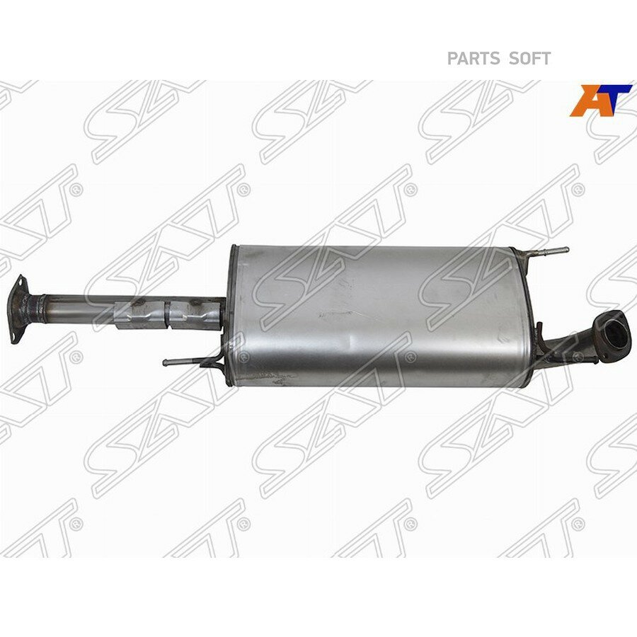 Глушитель Toyota Land Cruiser Prado (J150) 09-20 / Lexus GX 09-23 (Средняя часть) от официального дистрибьютора, SAT, артикул STTY1509980
