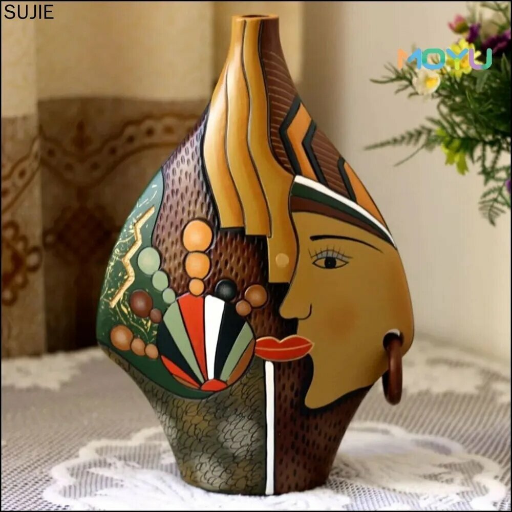 Ваза, 30 см , Керамика, Фаянс, 1 шт