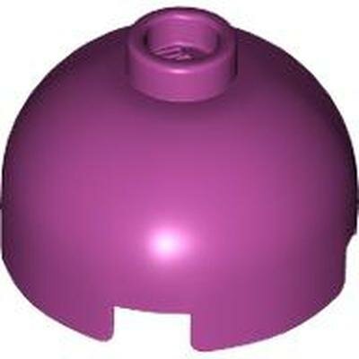 Деталь Lego 553b Brick, Round 2 x 2 Dome Top with Bottom Axle Holder - Blocked Open Stud