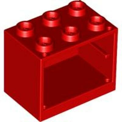 Деталь Lego 4532b Container, Cupboard 2 x 3 x 2 - Hollow Studs