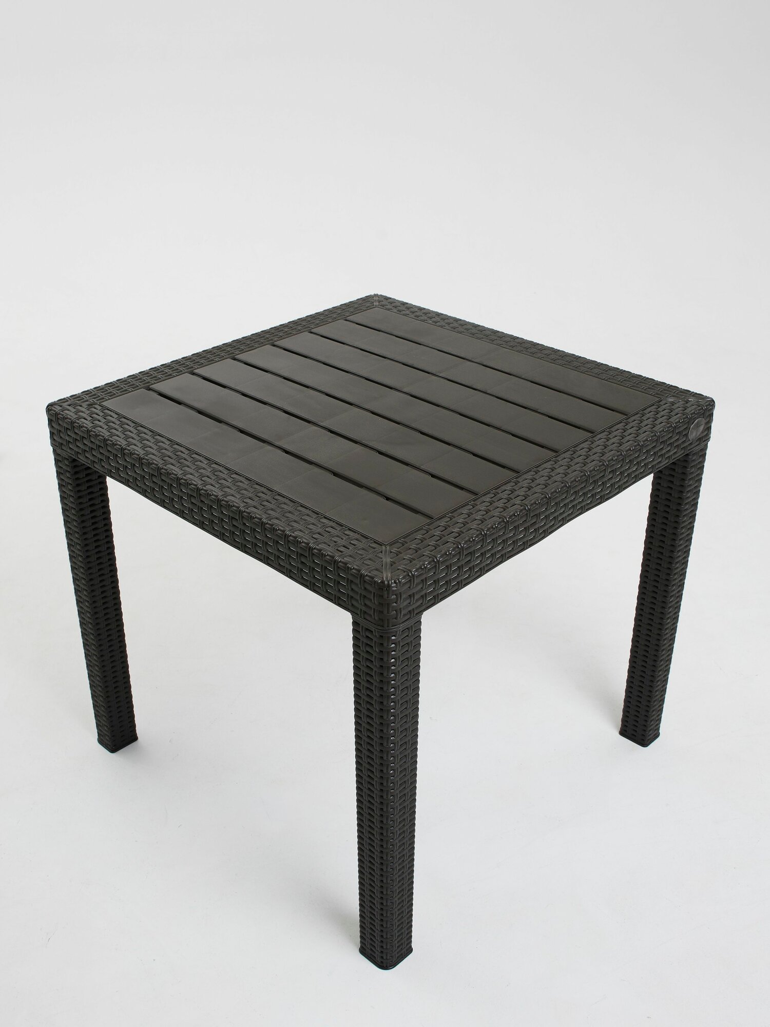 Стол садовый 789х789х701мм, горький шоколад