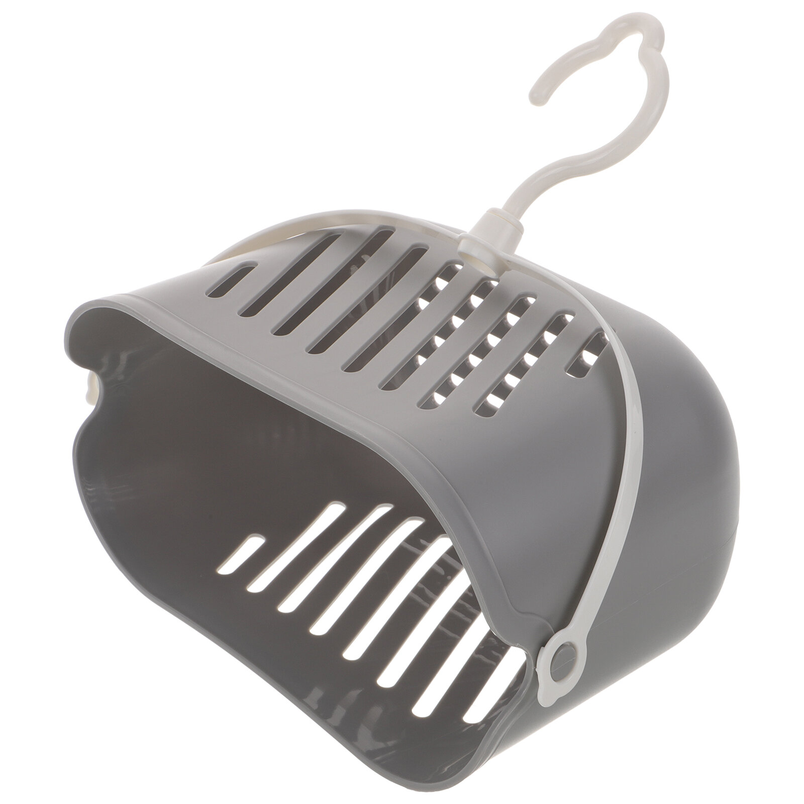 Подвесная корзина для хранения в ванной, небольшая пластиковая корзина для ванной, корзина для хранения над раковиной, настенная корзина для хранения различных предметов (серая)