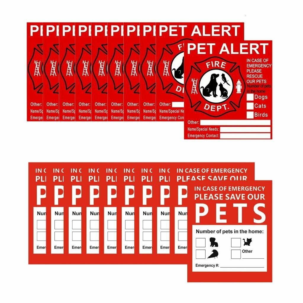 Наклейки Pet Alert, 20 шт.