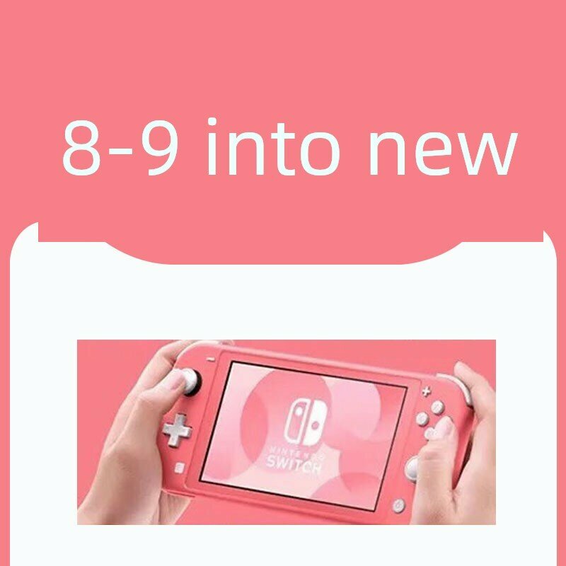 Nintendo Switch Lite портативная игровая консоль 8-9 новых, розовый цвет, б/у для Nintendo Entertainment System