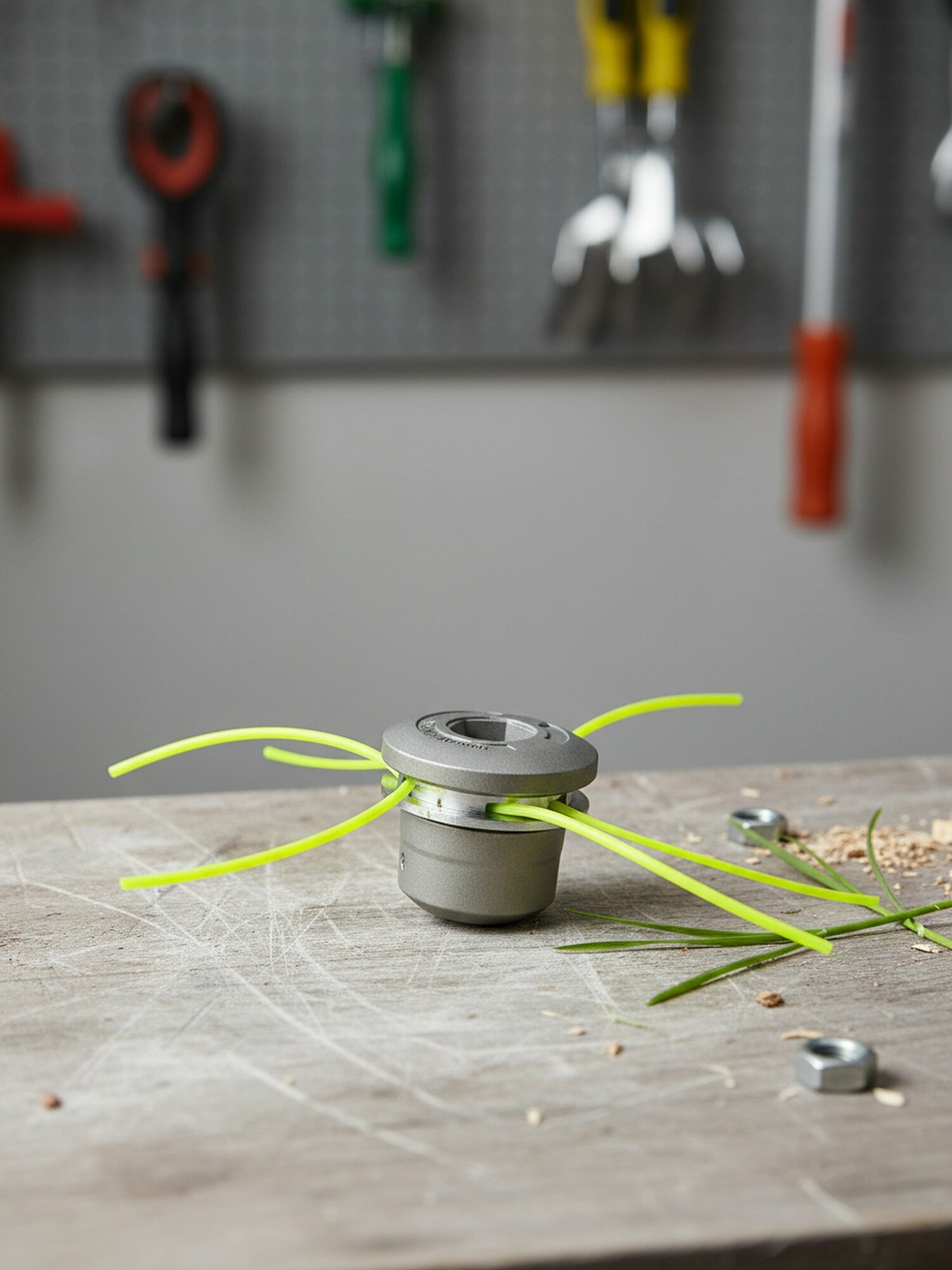 Катушка для триммера Bartex 511100 металлическая ручная под гайку универсальная 4 мм быстрозажимная для бензоинструмента