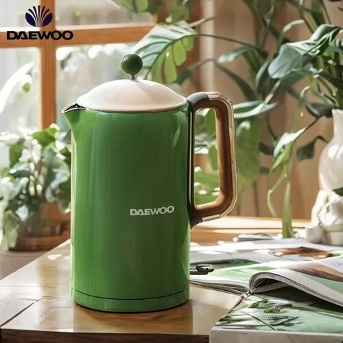 Daewoo Электрический чайник EK01-M, зеленый