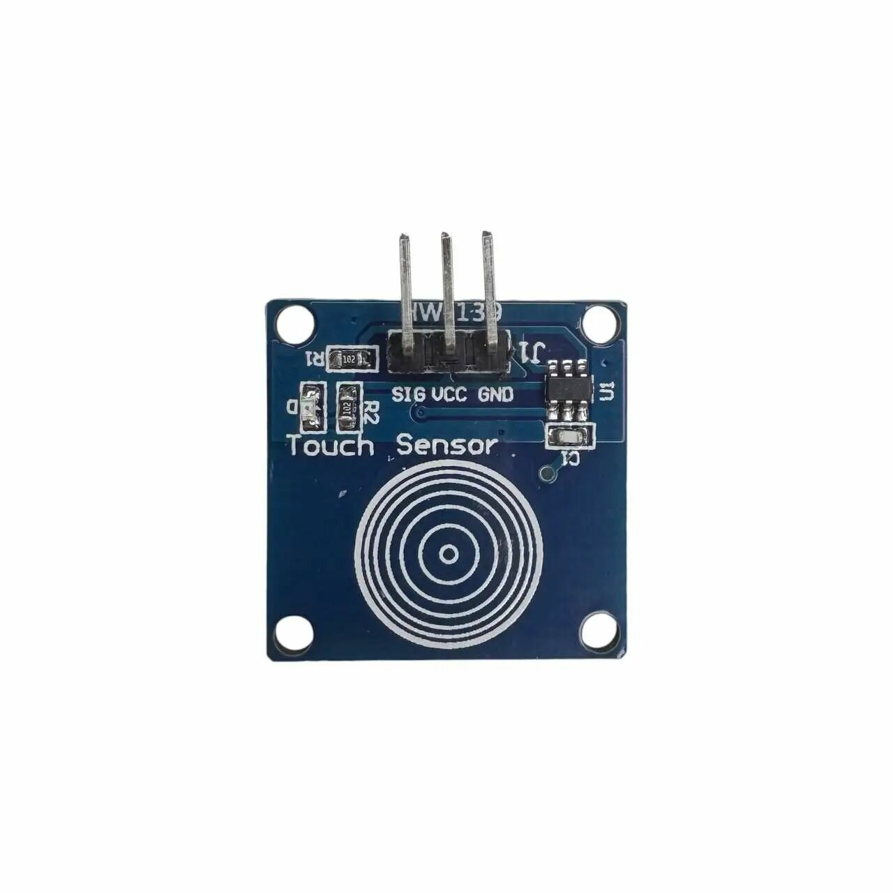Датчик прикосновения, TTP223B Digital Touch-Sensor, сенсорный, емкностный, электронный аналог кнопочного переключателя, 1 шт