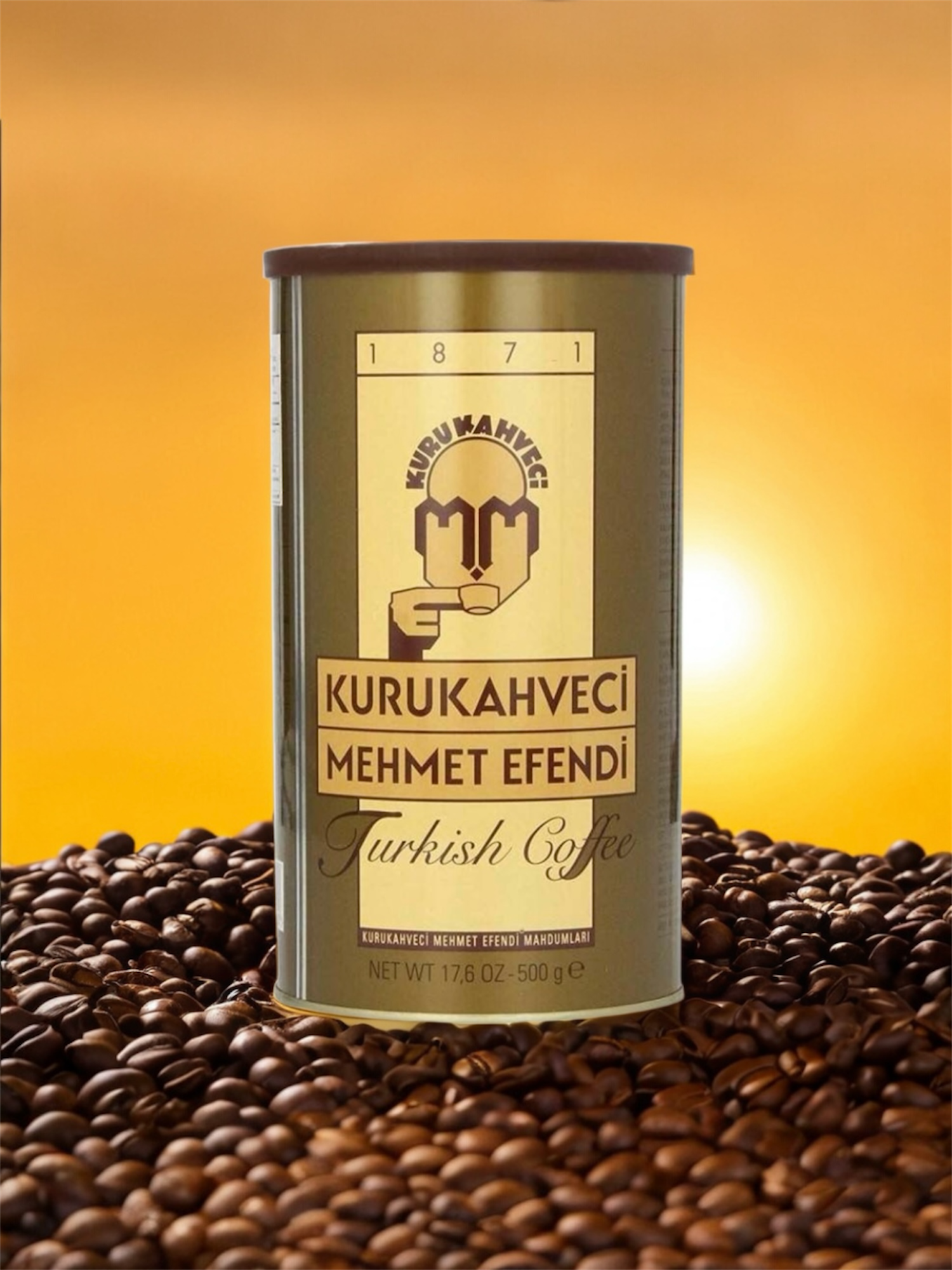 Турецкий кофе молотый Kurukahveci Mehmet Efendi 500 гр. / Мехмет Эфенди