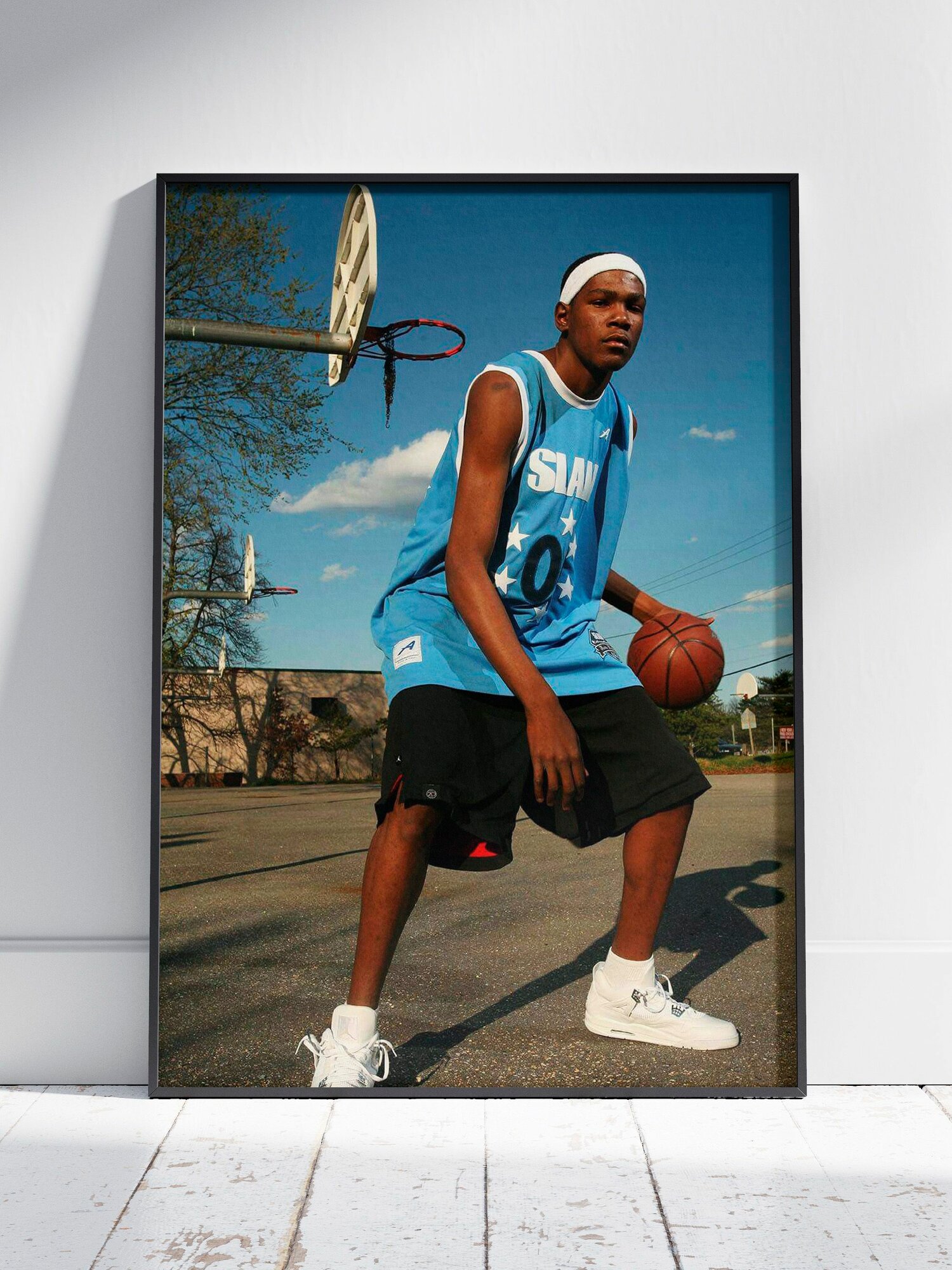 Плакат на стену для интерьера Легенды Баскетбола (Кевин Дюрант - Kevin Durant 8) - Постер по спорту и физической активности формата A3 (30x42 см)