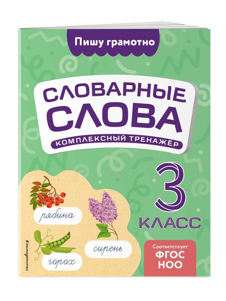 Тренажер по русскому Рабочая тетрадь 3 класс Словарные слова