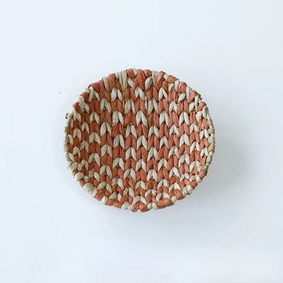 Соломенная тарелка ручной работы diameter 30cm, 2