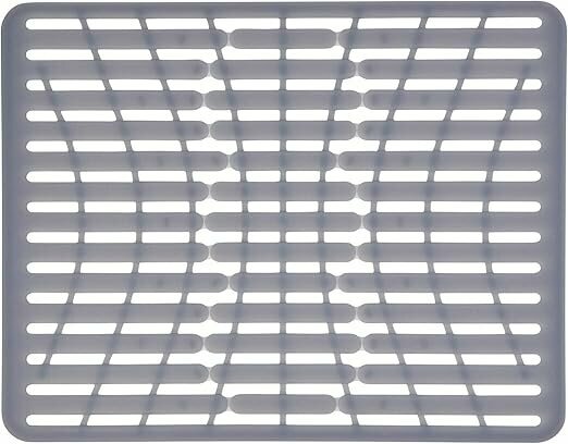 Коврик для раковины OXO Good Grips - силиконовый, 32 x 41 см, серый, 13138200