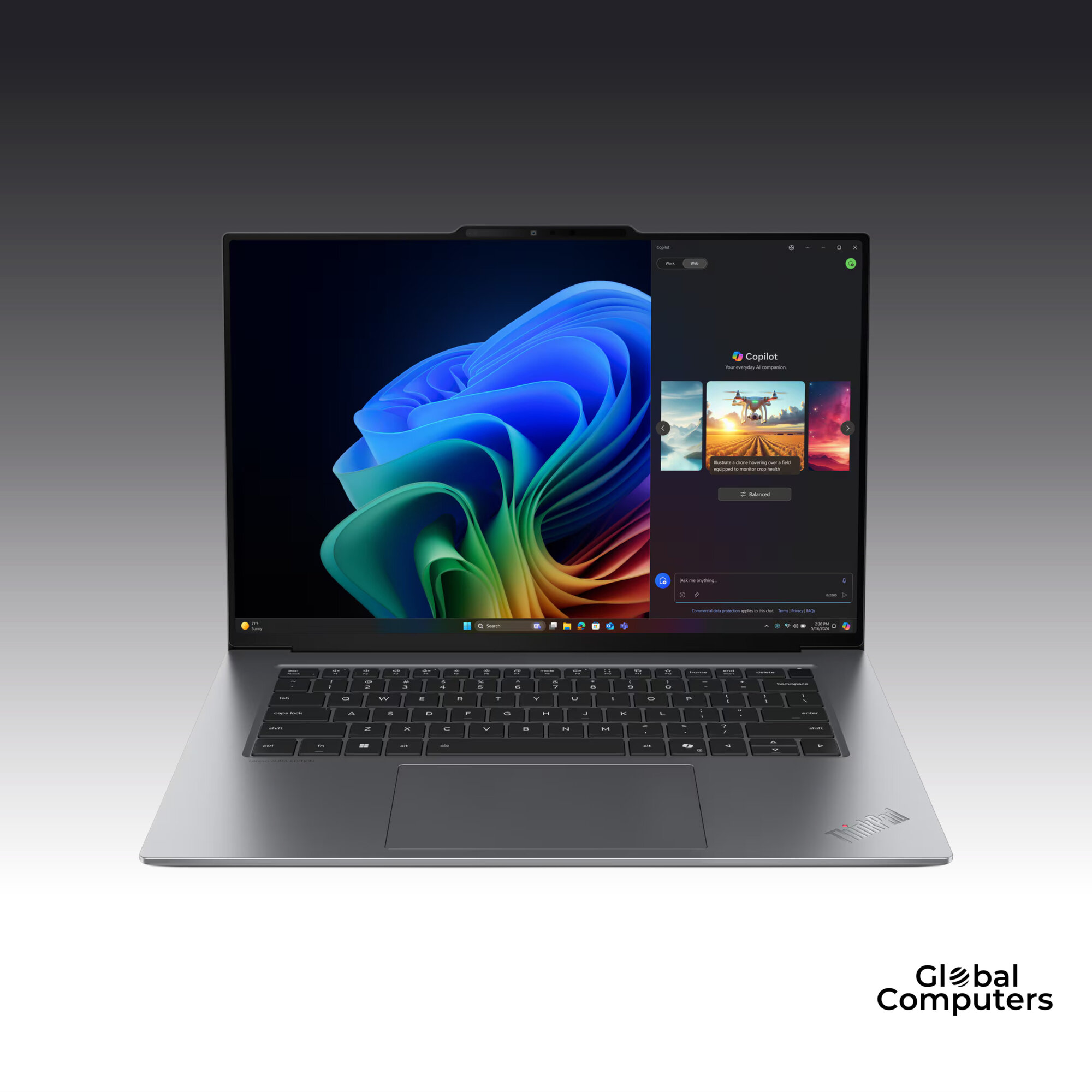 Ноутбук Lenovo ThinkPad X9-15 Gen 1 (Ultra 7 258V 2.2GHz/ 15.3"/ 2880x1800 120Hz/ 32GB/1TB SSD/Arc Graphics/ Win 11 Pro)