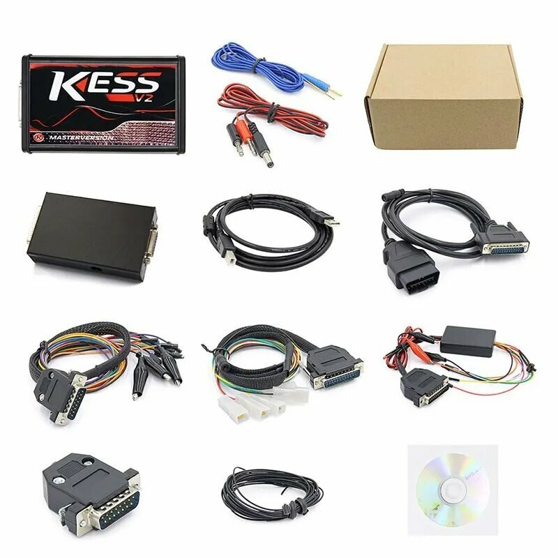 Для Kess V2 Red PCB V5.017 Suite V2.8 OBD2 ECU Чип-тюнинг диагностических инструментов автомобиля