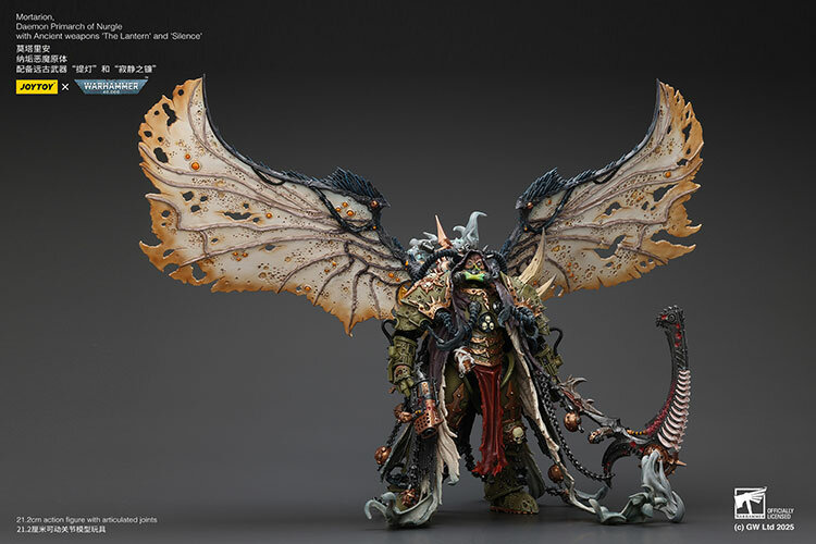 Фигурка JOYTOY Warhammer 40000 Mortarion, Daemon Primarch of Nurgle