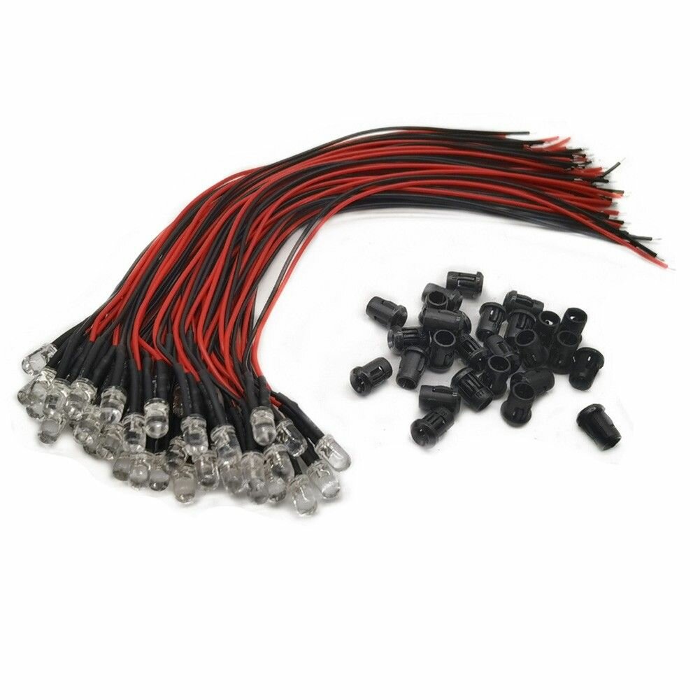 20 шт светодиодов 10 мм 12 В