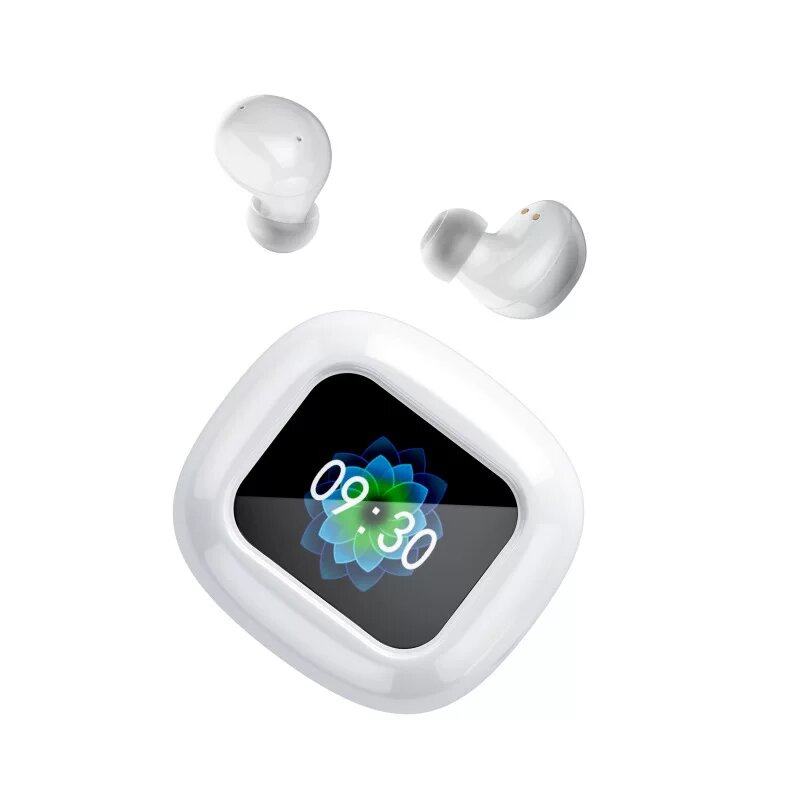 Беспроводные наушники Bluetooth 5.3 с HiFi звуком, стандартная версия S11 белого цвета