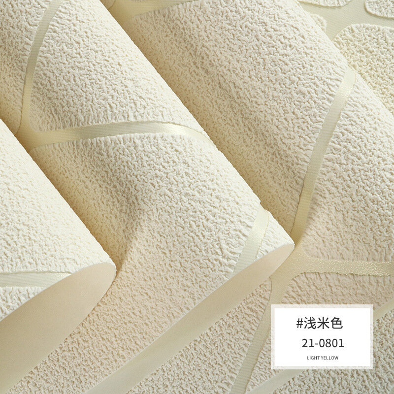 Обои из утолщенной оленьей кожи с 3D-эффектом и трехмерными полосами для гостиной, стены за телевизором и изголовья кровати в спальне, современные и простые.