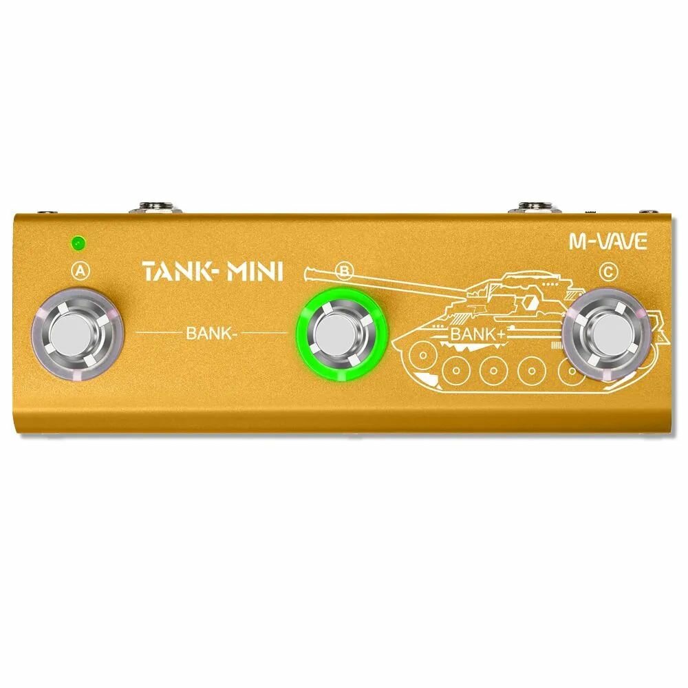 M-VAVE TANK MINI комбинированные эффекты, симулятор эффектов для электрогитары / бас-динамики