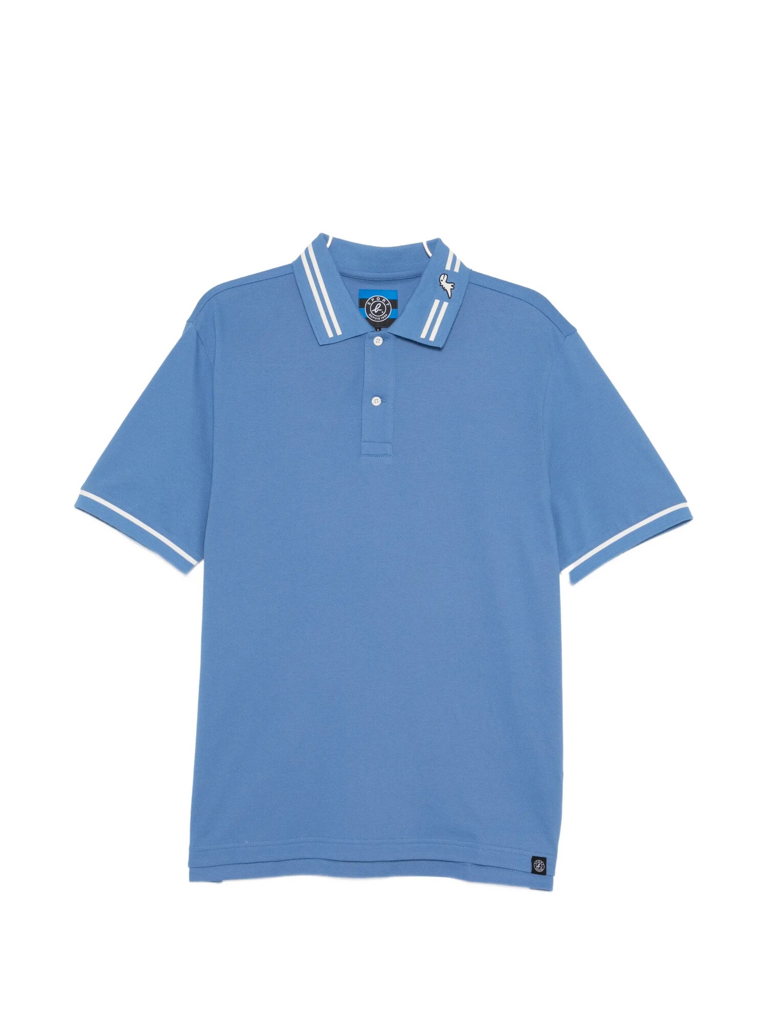 Рубашка Logo-badge polo shirt